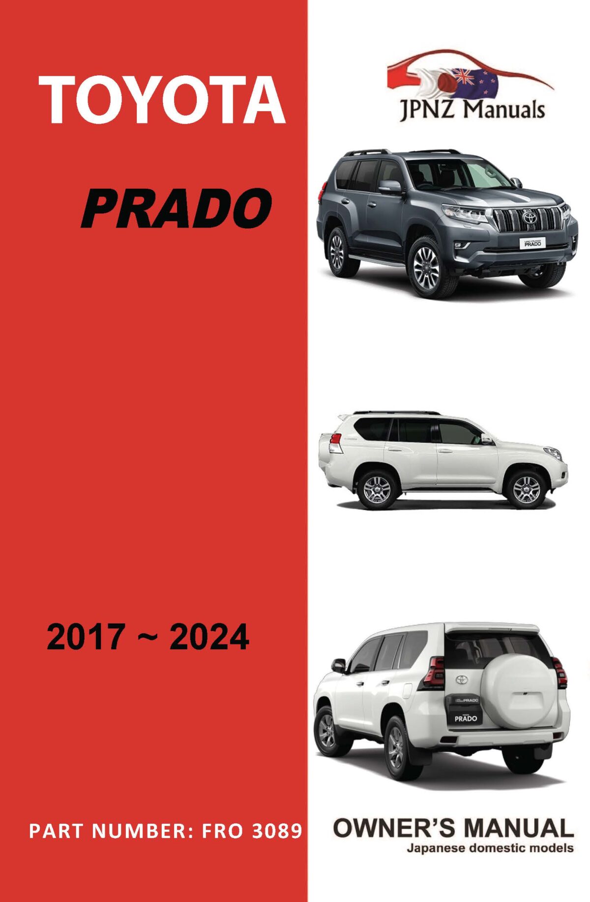 Toyota - Prado Landcruiser Owner's User Manual In English | 2017 - Current