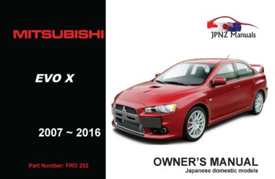 Japanese Cars Owners Manuals | Workshop Manuals